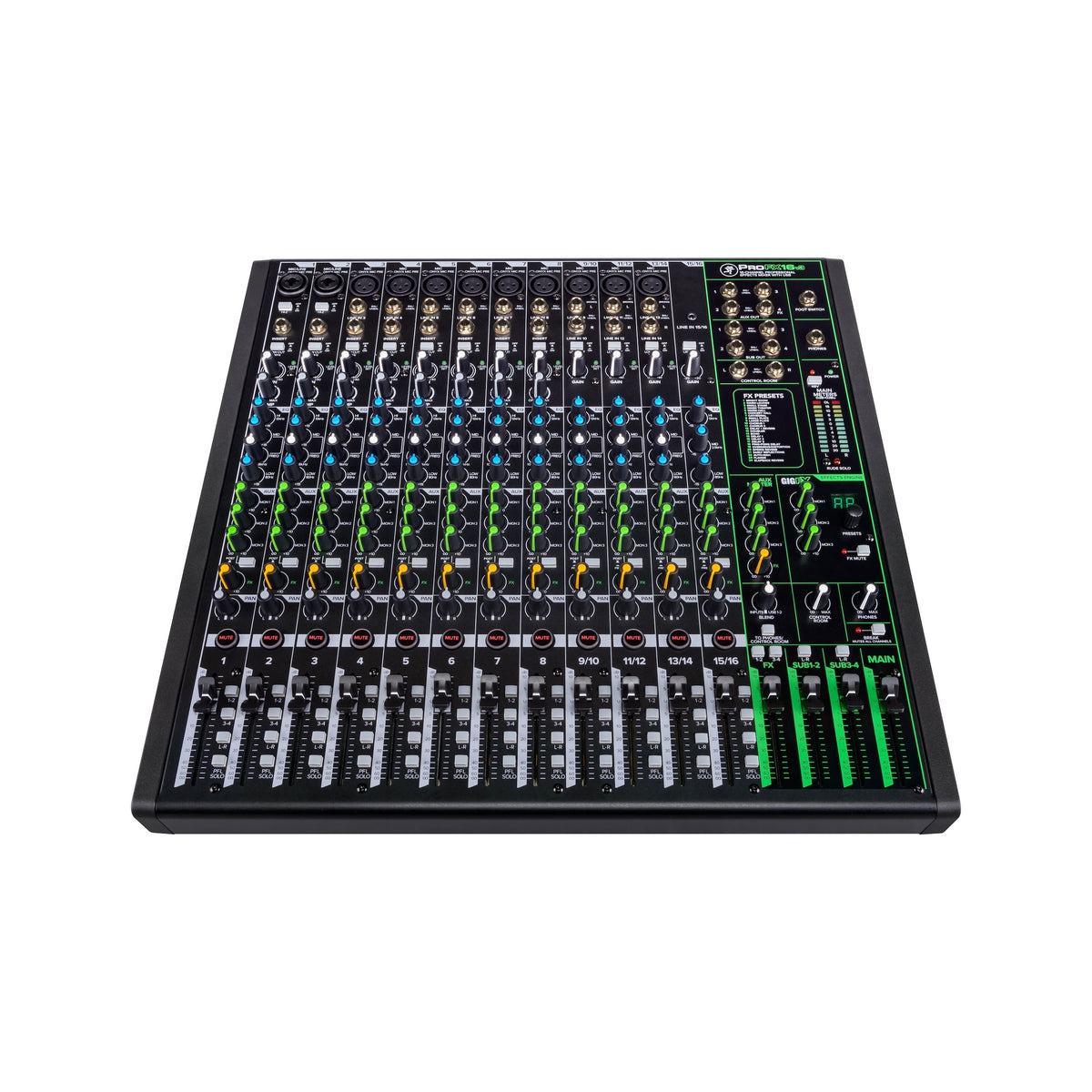 Mackie - ProFX16v3 16-kanals mixer - Musik Utan Gränser