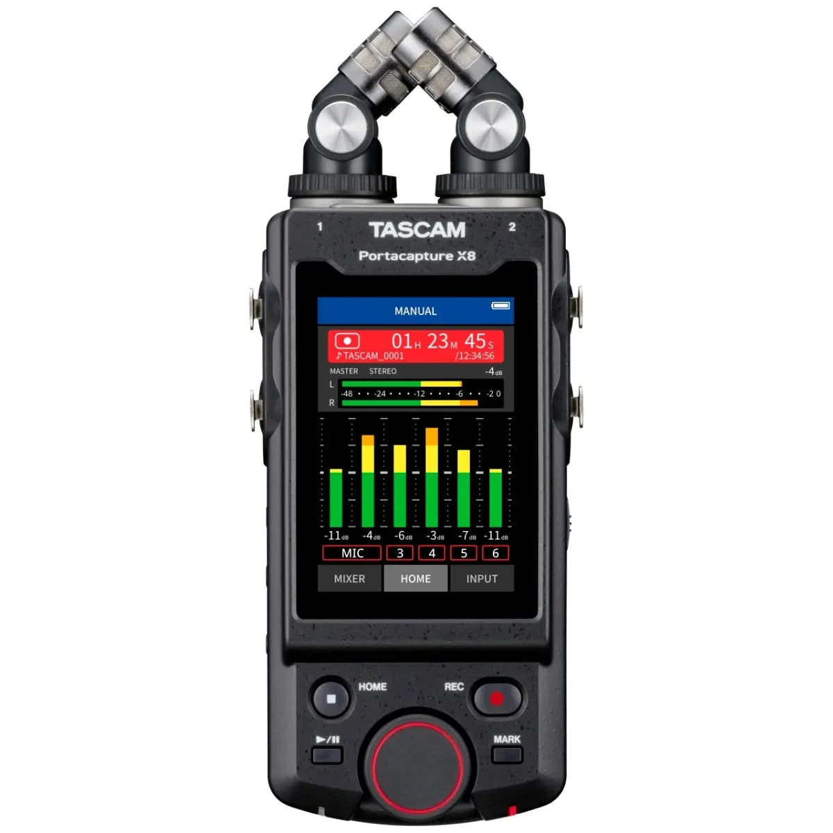 Tascam - PORTACAPTURE X8 Linear PCM Recorder 6+2 – Musik Utan Gränser